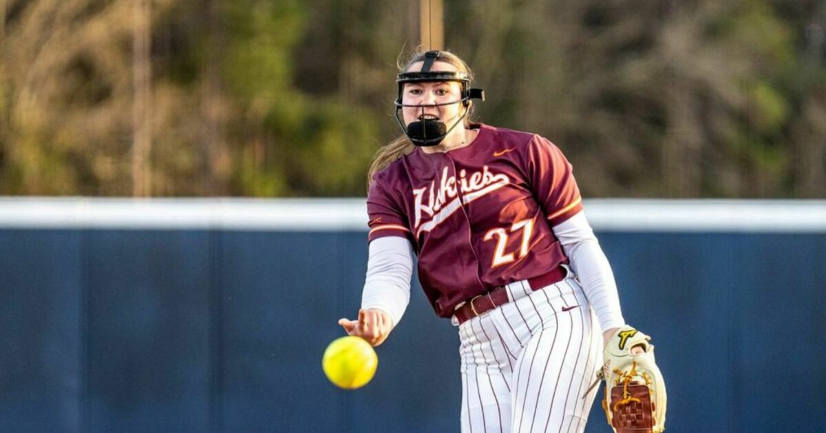 Virginia Tech Softball Ace Emma Lemley Has… | The Tech Lunch Pail