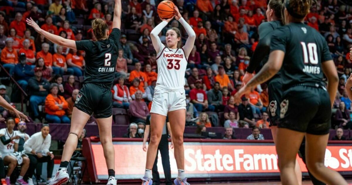 #9 Virginia Tech Beats #22 UNC 61-59 on Liz… | The Tech Lunch Pail