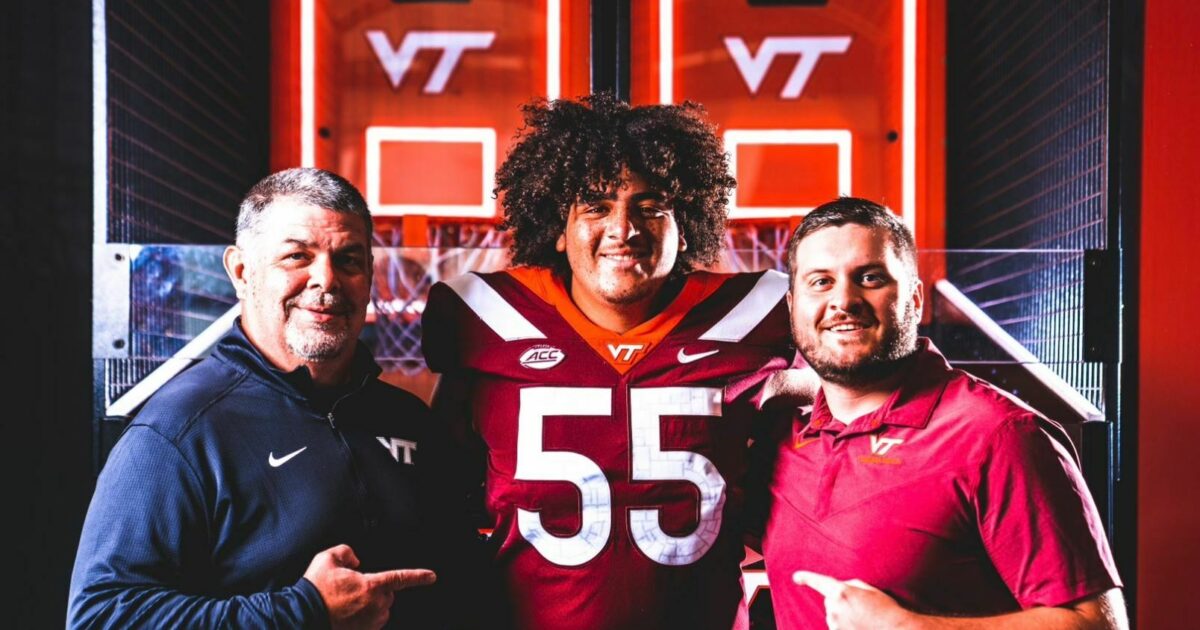 Virginia Tech "At The Top" For 2024 OL Isaac… | The Tech Lunch Pail