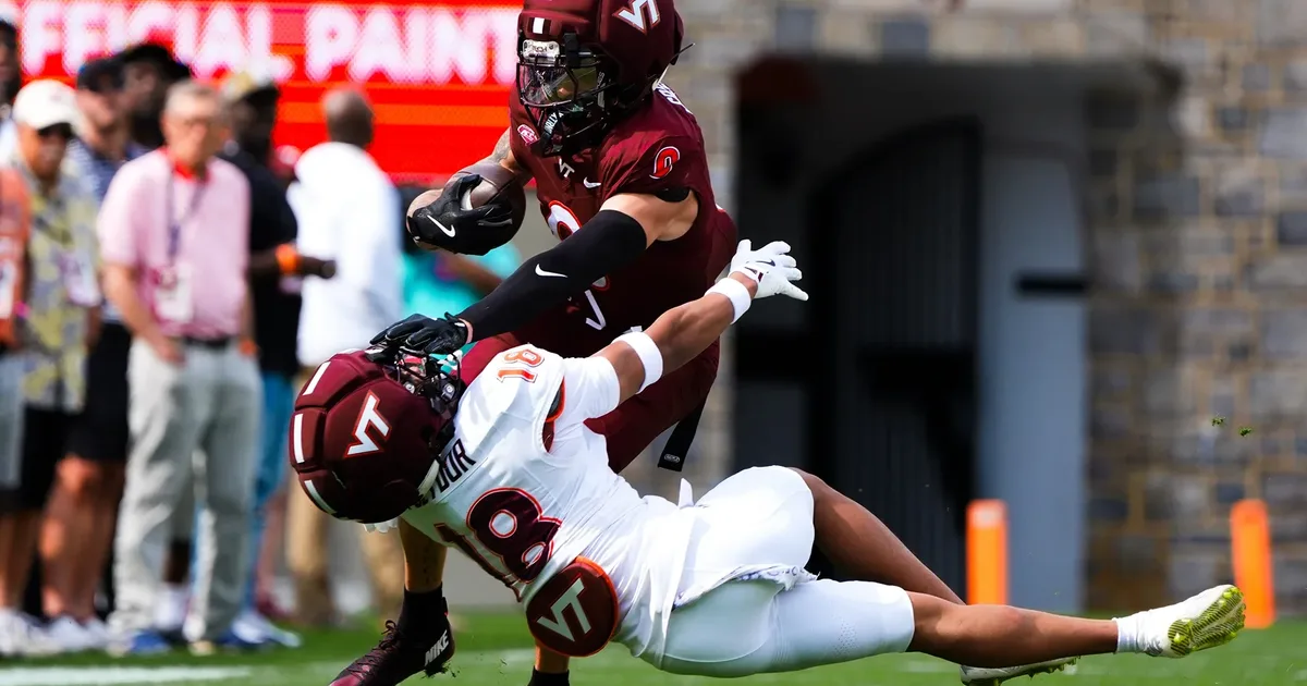 Virginia Tech WR Ayden Greene Leading from the… | The Tech Lunch Pail