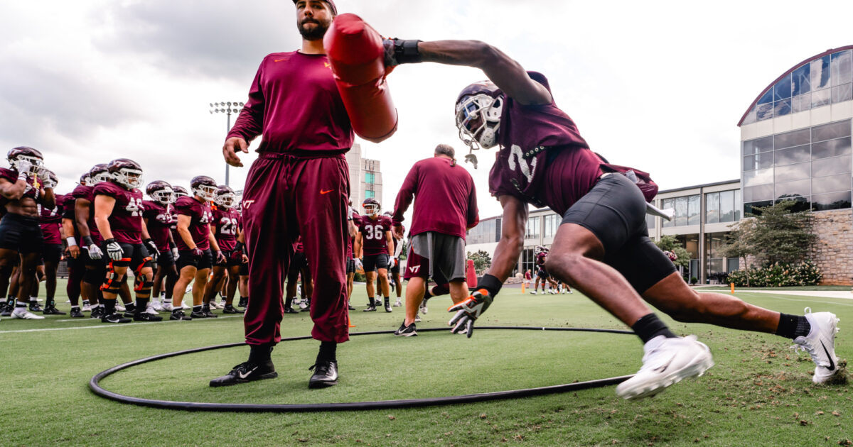 Virginia Tech Football Practice Notes 8/18/23 | The Tech Lunch Pail