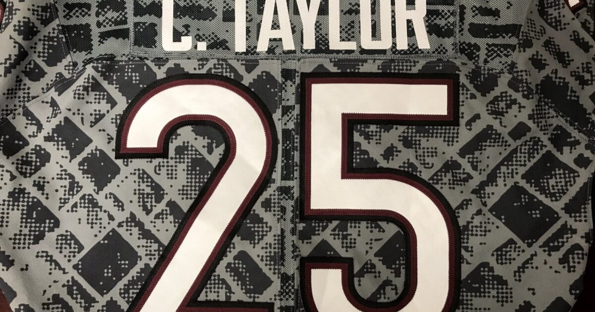 Colton Taylor Will Wear #25 Jersey Against… | The Tech Lunch Pail