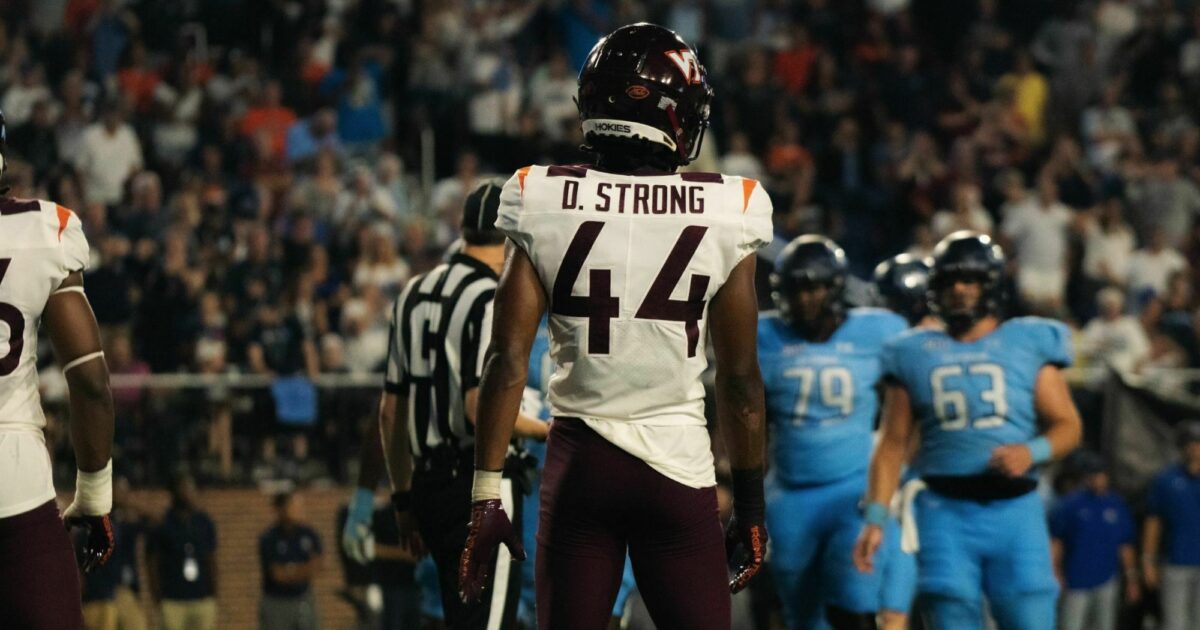 Virginia Tech CB Dorian Strong Out For Season… | The Tech Lunch Pail