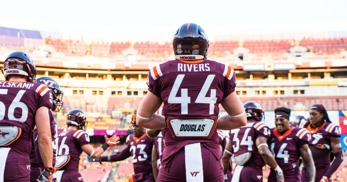 Virginia Tech LB Dylan Rivers Retires From… | The Tech Lunch Pail