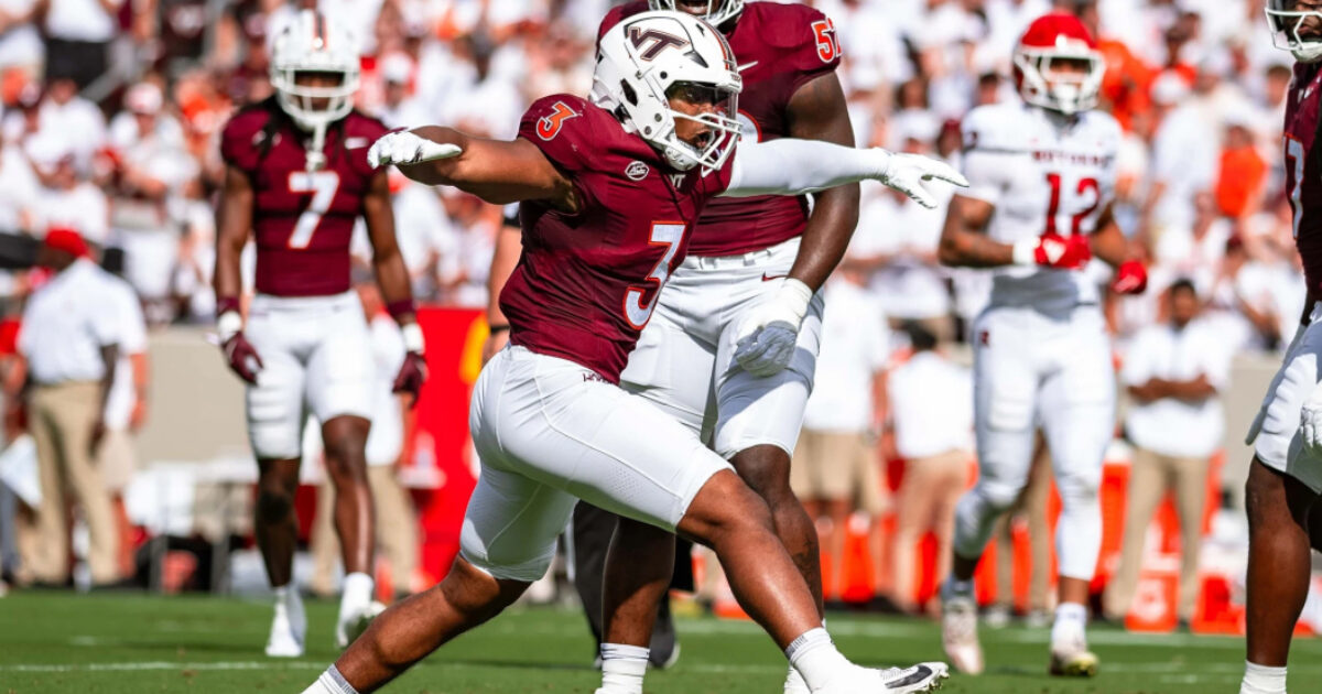 Virginia Tech LB Sam Brumfield Enters the… | The Tech Lunch Pail