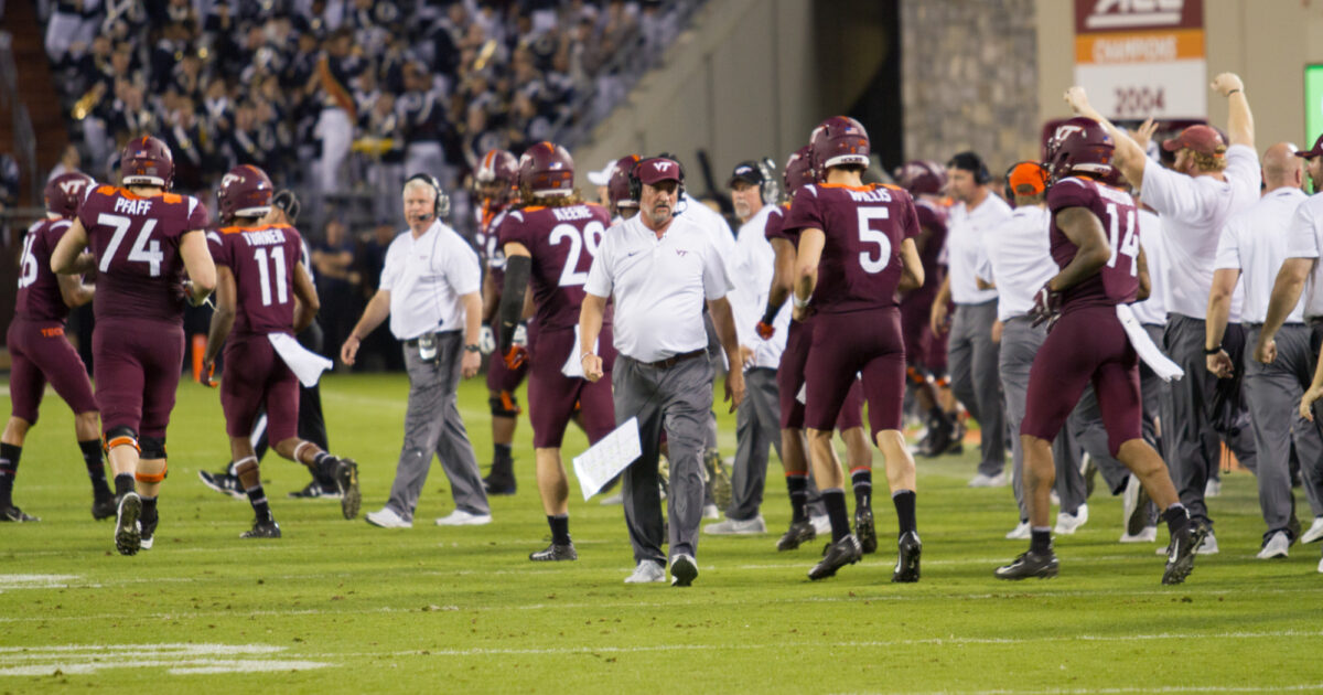 Reports: Virginia Tech WRs Coach Holmon Wiggins… | The Tech Lunch Pail