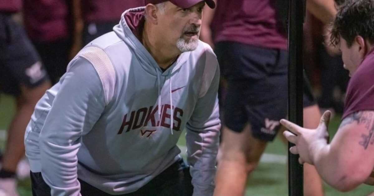 Hokies OL Coach Joe Rudolph Leaving Virginia… | The Tech Lunch Pail