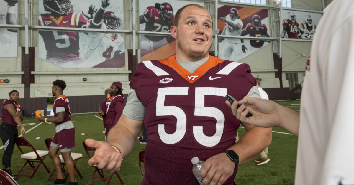 Virginia Tech C Johnny Jordan Receives Sixth… | The Tech Lunch Pail