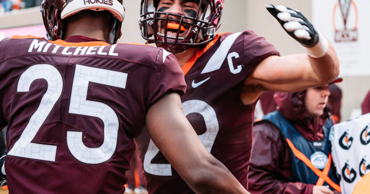 Virginia Tech TE James Mitchell Returns For… | The Tech Lunch Pail
