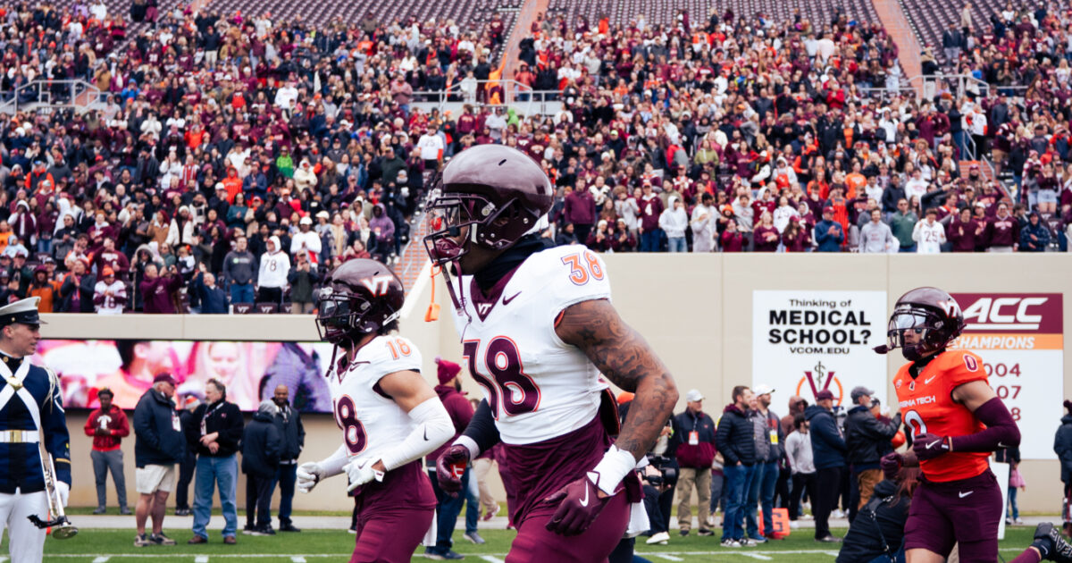 Virginia Tech LB Jayden McDonald is Entering… | The Tech Lunch Pail