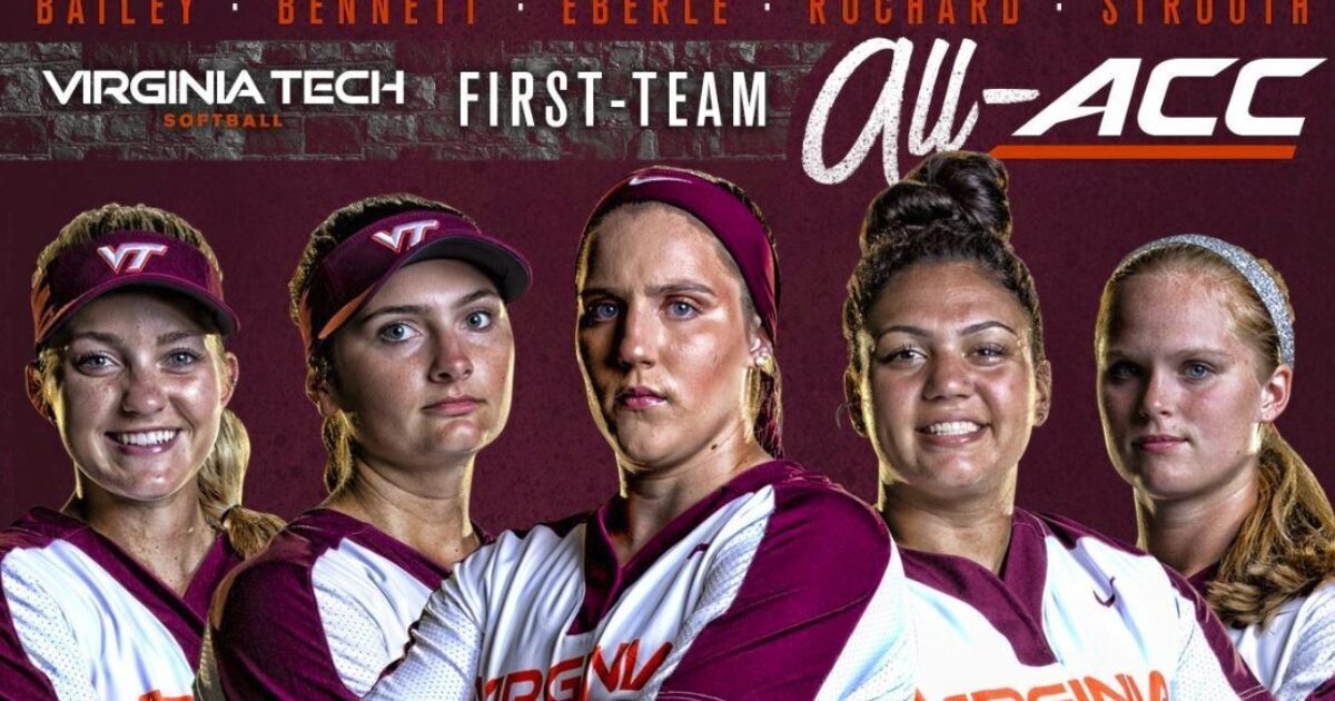 Virginia Tech Softball Earns 3 ACC Awards, 5… | The Tech Lunch Pail